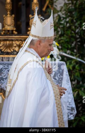 Pope Leo XIV greets the crowd from the balcony of St Peter's Basilica ...