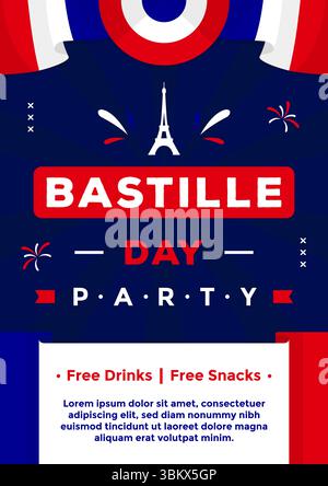 bastille day poster Stock Vector Image & Art - Alamy
