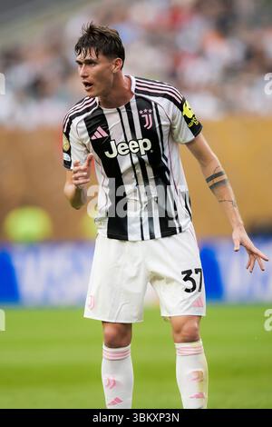 Nicolo Savona of Juventus FC reacts during the FIFA Club World Cup ...