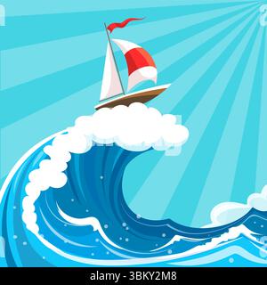 ocean high wave Stock Vector Image & Art - Alamy