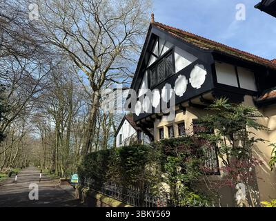 Green Drive woodland, Lytham St Annes, Lancashire, England, UK Stock ...