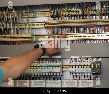 electric fuse box and rcd devices, safety in electricity and power ...