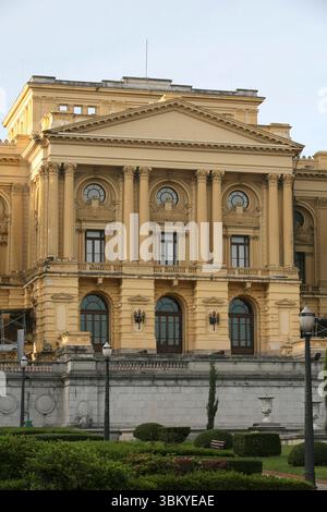 Facade of The Museu Paulista of the University of São Paulo or Museu of ...