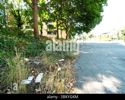 Street Litter Outside Thames Quarter Building, Reading, UK Stock Photo ...
