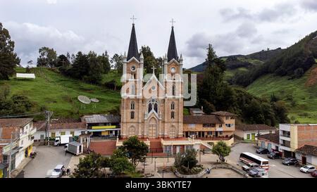 Belmira, Antioquia - Colombia. June 16, 2025. It was founded in 1757 ...