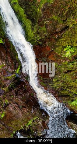 Photograph of beautful Morgan Falls in the Chequamegon-Nicolet National ...