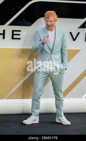 Ed Sheeran attends the F1 The Movie European premiere at Cineworld ...