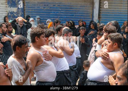 Pakistan , Punjab - July 29, 2023: Ashura Islamic holy day for Shia ...