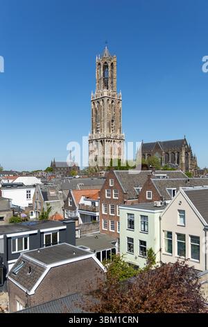 Aerial View of Utrecht with Traditional Dutch Architecture Stock Photo ...