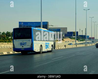 Cairo, Egypt, June 20 2025: The Bus Rapid Transit (BRT) project is ...