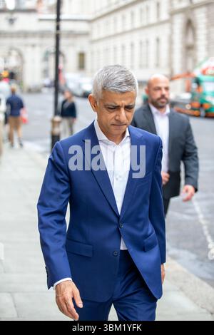 London, UK. Sadiq Khan, Mayor of London.The Mayor of London's St ...