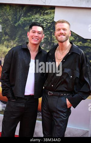 Mark Manio and Scott Youing attend the "Jurassic World Rebirth ...