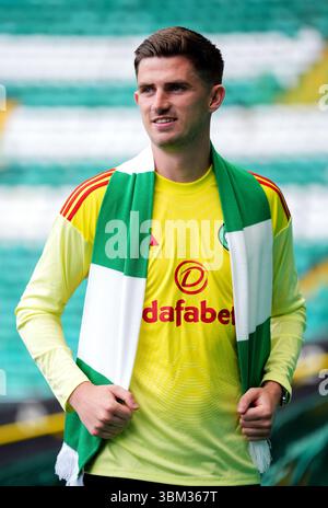 Celtic new signing Ross Doohan during a photocall at Celtic Park ...