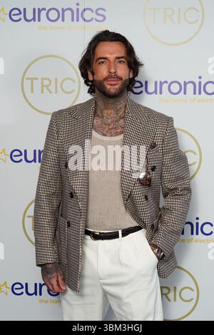 Pete Wicks attends the Television and Radio Industries Club (Tric ...