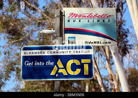Alhambra (LA County), California: ACT Alhambra Community Transit Bus ...