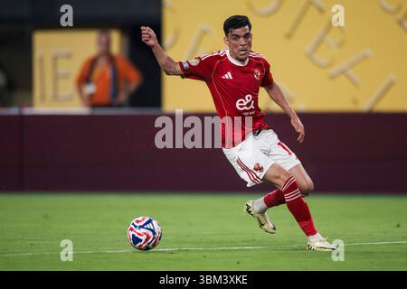 Achraf Bencharki of Al Ahly FC in action during the FIFA Club World Cup ...