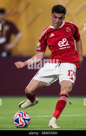 Achraf Bencharki of Al Ahly FC in action during the FIFA Club World Cup ...