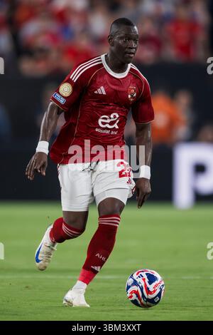 Aliou Dieng of Al Ahly FC in action during the FIFA Club World Cup ...