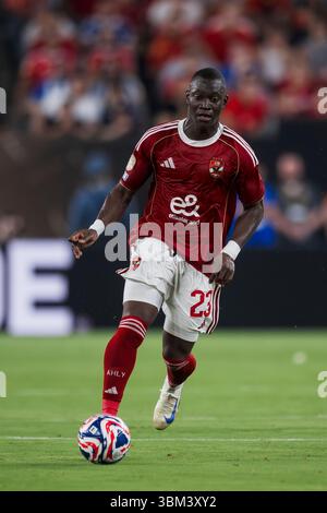 Aliou Dieng of Al Ahly FC in action during the FIFA Club World Cup ...