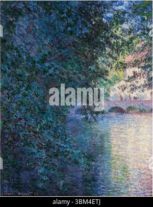 Claude Monet - Le Moulin de Limetz (W 1210a Stock Photo - Alamy