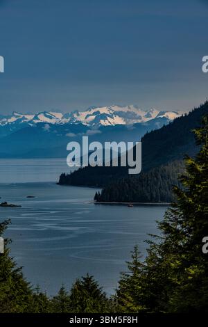 USA, Alaska. Landscape of Zimovia Strait near Wrangell Stock Photo - Alamy