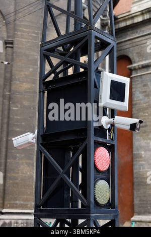Traffic lights against historical building in downtown Ottawa, Canada ...