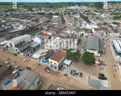 aerial view of the city of Bahia bonito, bahia, brazil - april 28, 2024 ...