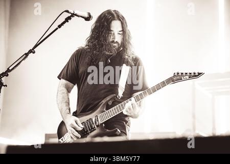 Stephen Carpenter of Deftones live at The Piece Hall Halifax, 24.06. ...