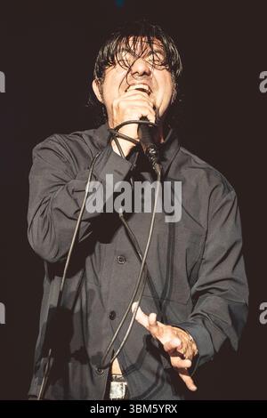Chino Moreno of the Deftones live at The Piece Hall Halifax, 24.06.2025 ...