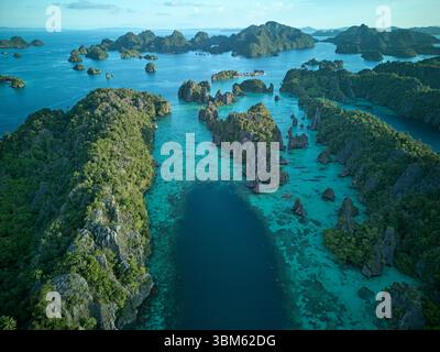 Karst islands of the inner archipelago, Misool, Raja Ampat, Indonesia ...