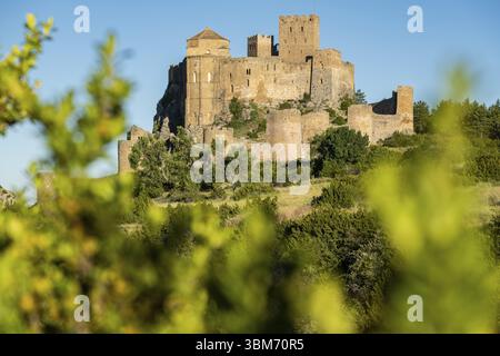 Loarre castle, Huesca, Spain Stock Photo - Alamy