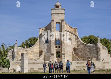 Central watchtower, Lazareto de Mahon, Peninsula de San Felipet, port ...