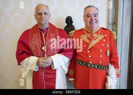 Pope Leo XIV meets Prince Albert of Monaco at the Vatican on January 17 ...