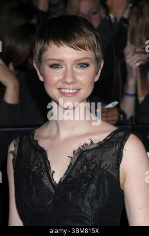 Valorie Curry at the world premiere of "The Twilight Saga: Breaking ...
