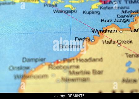 Wyndham-Australia Political Map Or Administrative Map With Blurry ...