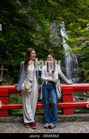 Hiking to Minoo Waterfall in the north of Osaka, Japan Stock Photo - Alamy