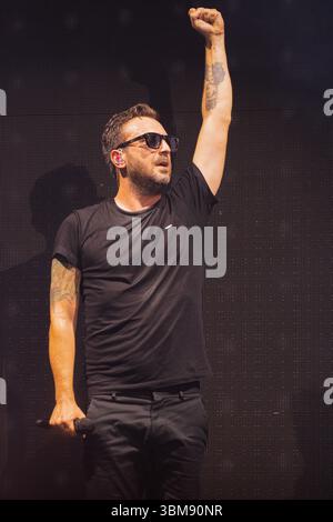 Napoli, Italy. 24th June, 2025. Italian singer Cesare Cremonini ...