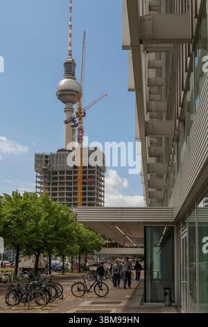 Berlin Mitte, Alexanderplatz, Berliner Verlag an der Karl-Liebknecht ...