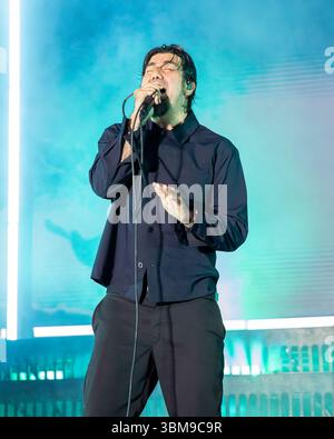 Halifax, England, 24th June, 2025. Deftones playing The Piece Hall in ...