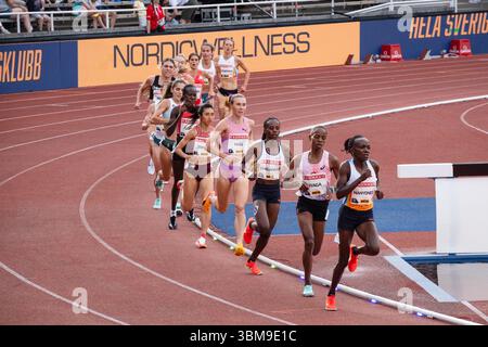 Hannah Nuttall of Great Britain during the Women's 5000 Metres Final ...