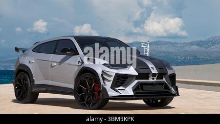 luxury off-road car Lamborghini Urus MANSORY Stock Photo - Alamy
