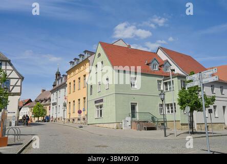 Altbauten, Wiesenburger Straße, Altstadt, Bad Belzig, Landkreis Potsdam ...