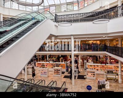 Arnotts department store. Interior view of the Design Ireland section on Henry Street in Dublin ...
