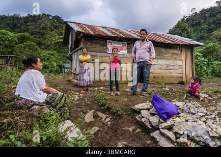 Family of Quiche origin, Lancetillo, La Parroquia, Reyna area, Quiche ...