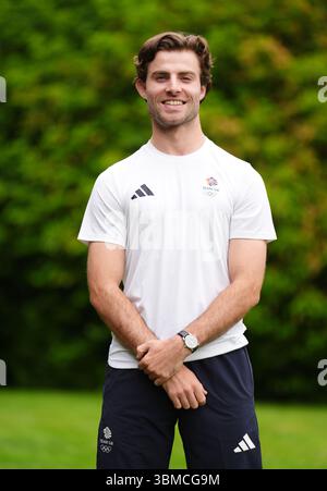 James Hernandez during a Team GB kitting out session for Milano Cortina ...