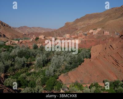 Traditional Moroccan architecture blends with the desert landscape at ...