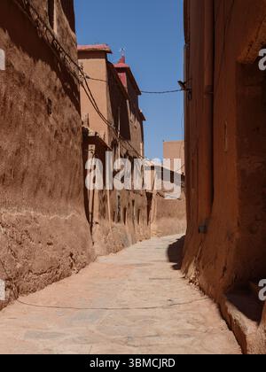 Morocco, 25 May 2025. Traditional earthen architecture in a southern ...