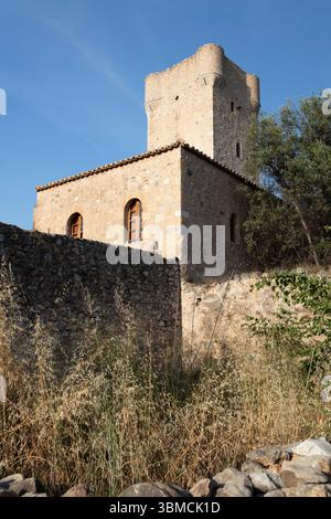 Mourtzinos Tower, Kardamyli, West Mani, Messenia, Peloponnese, Greece ...