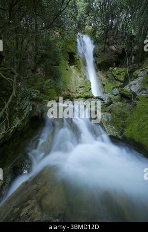 Es Freu waterfall. Orient. Mallorca Island. Spain Stock Photo - Alamy