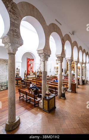 Church, old mosque, of El Salvador, Toledo, Castilla-La Mancha, Spain ...